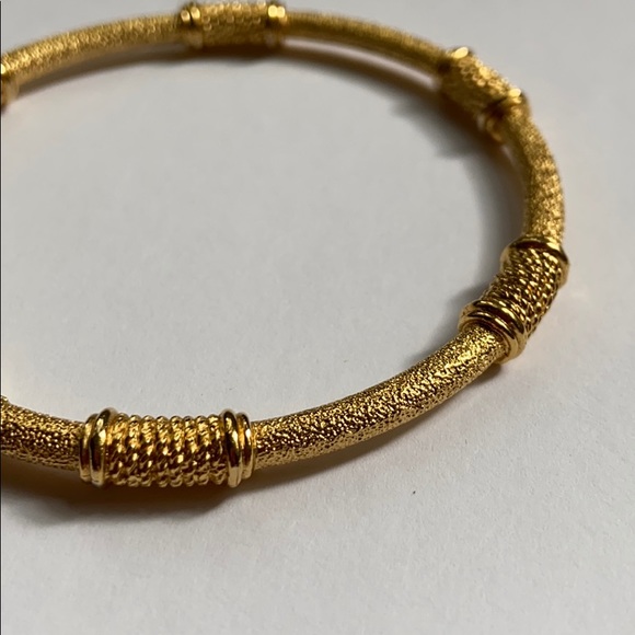 Trifari | Jewelry | Vintage Crown Trifari Gold Bangle | Poshmark